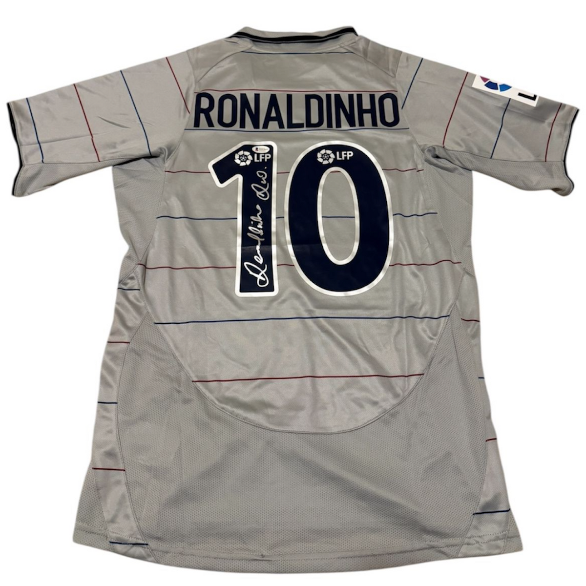 Signed Ronaldinho Shirt – Authentic Collectible Item